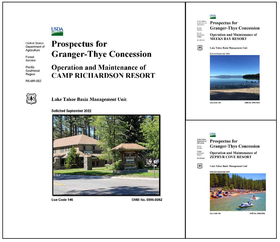 Forest Service Announces Concession Opportunities for Lake Tahoe Resorts
