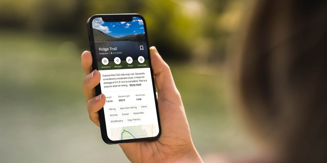 Carson Valley Trail Map for The New Pinyon Trail